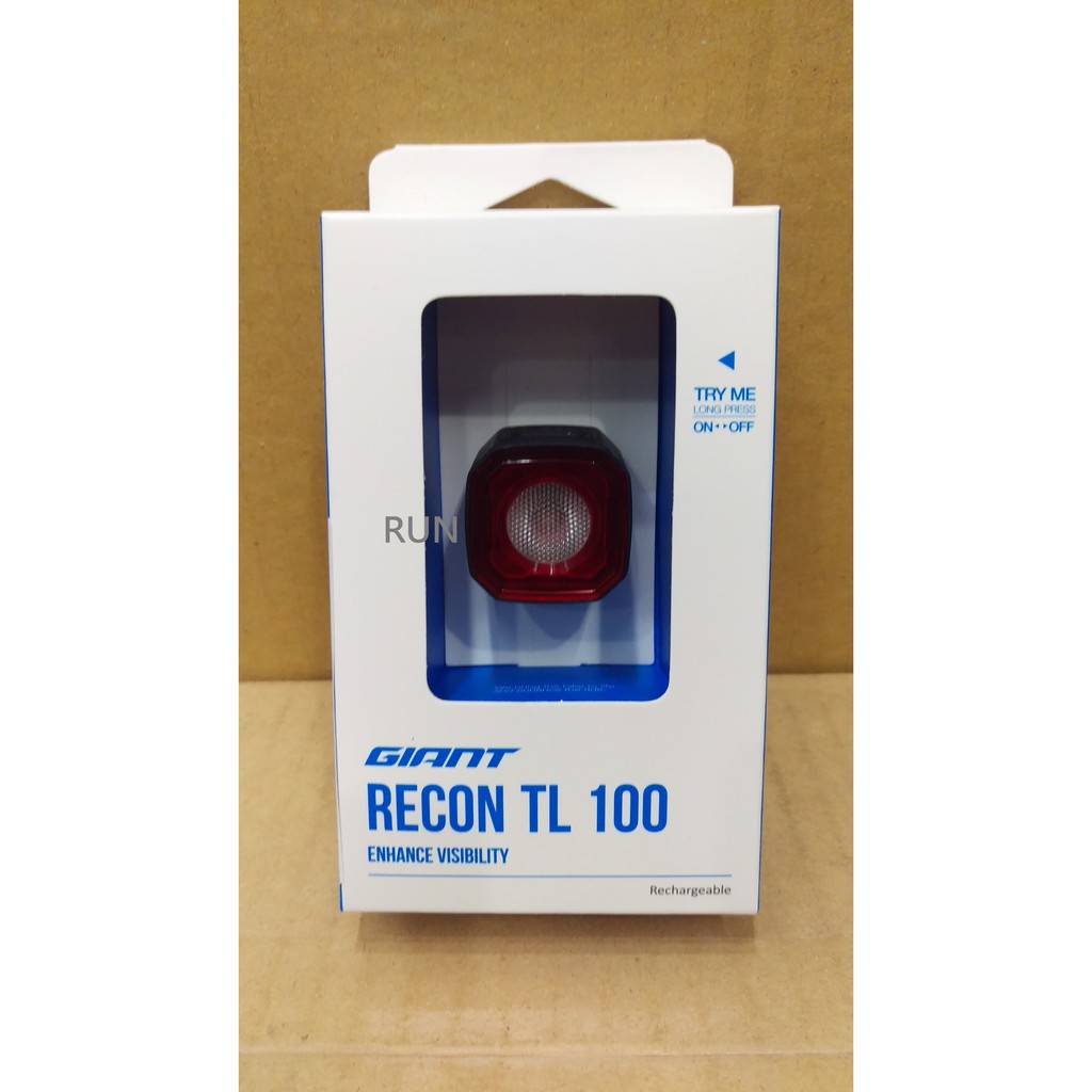 全新 公司貨 GIANT 捷安特 RECON TL 100流明 USB充電式自行車尾燈/後燈/警示燈 | 蝦皮購物