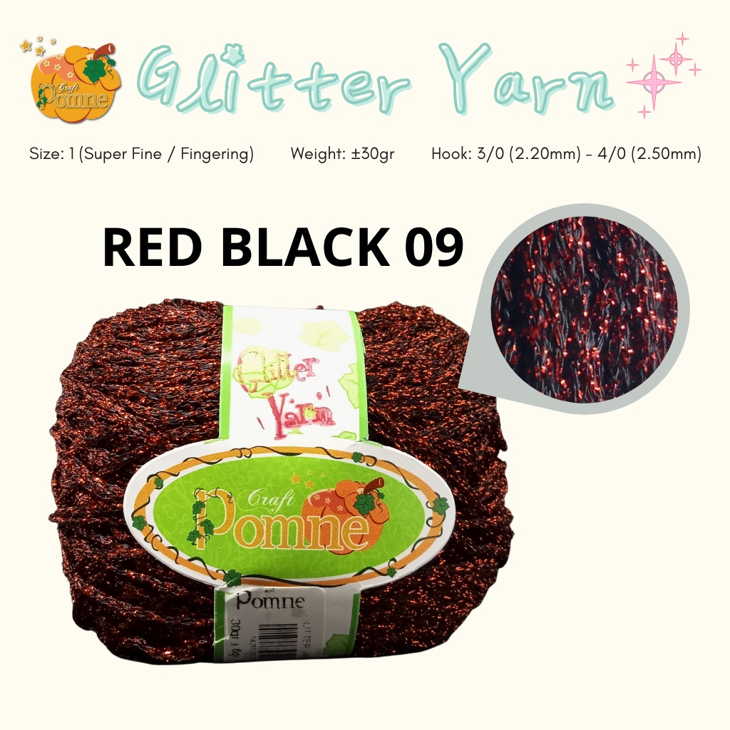 Pomne 閃光紗閃光閃光花式針織紗超細手指紗 | 蝦皮購物