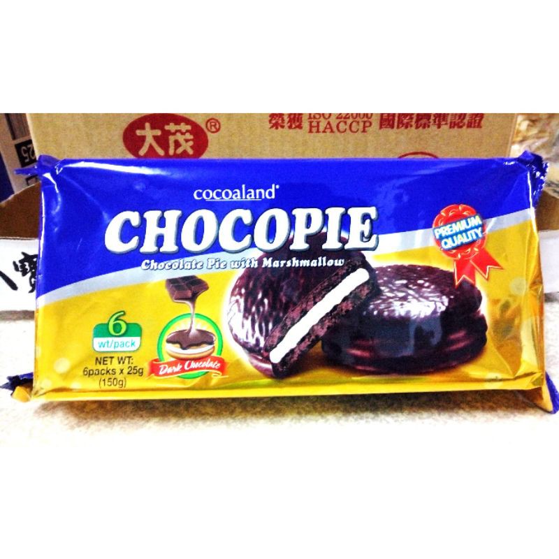 【新現貨】Cocoaland Chocopie 巧克力派 草莓 黑巧克力 巧克力 25g 6入/好吃 美味 點心/袋裝 | 蝦皮購物