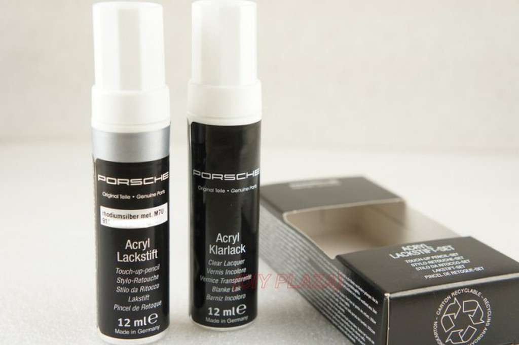 【DIY PLAZA】PORSCHE 色號 M7U Rhodium Silver Metallic 保時捷 原廠 補漆筆 | 蝦皮購物