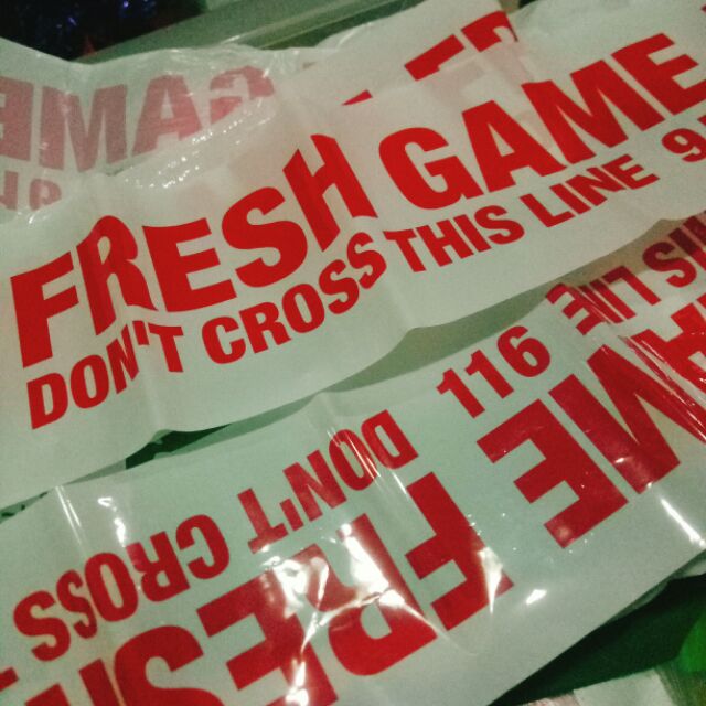 MJ116 Fresh game專輯警示標語封條 | 蝦皮購物