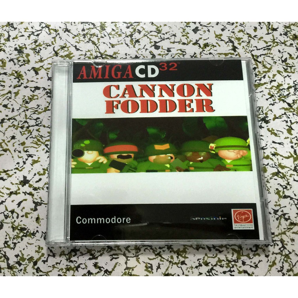 限量版 amiga cd32 盒裝彩盤 cannon fodder | 蝦皮購物