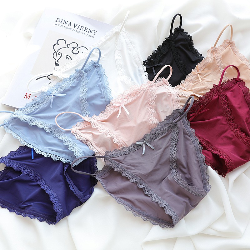 細帶內褲 冰絲涼感三角褲 低腰 蕾絲 性感 高衩 純棉 超薄透氣 底褲 細帶 蝴蝶結 現貨 NaiKo | 蝦皮購物