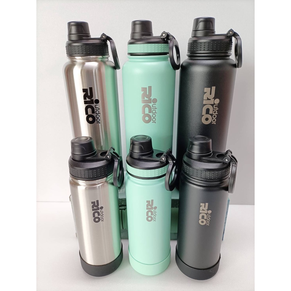 【RICO】 316真空旋蓋廣口瓶 不鏽鋼保温杯 真空杯 保溫杯 保温瓶 真空保温杯瓶 550ml/1200ml 一入 | 蝦皮購物