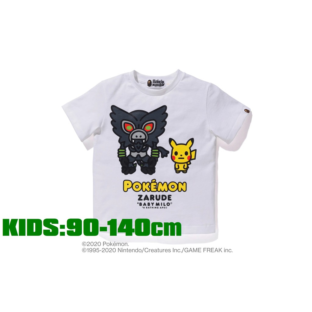 預購 12月19號 A BATHING APE POKEMON ZARUDE 聯名短TEE | 蝦皮購物