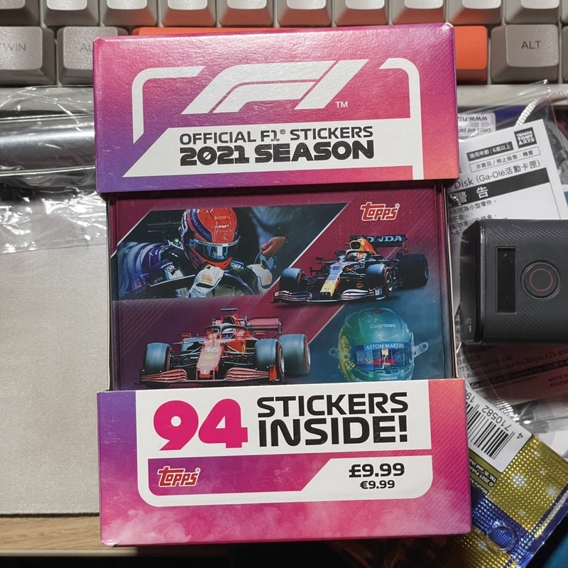 Topps F1 2021 一級方程式賽車 90+4張 鐵盒版收集貼紙 stickers Tin | 蝦皮購物