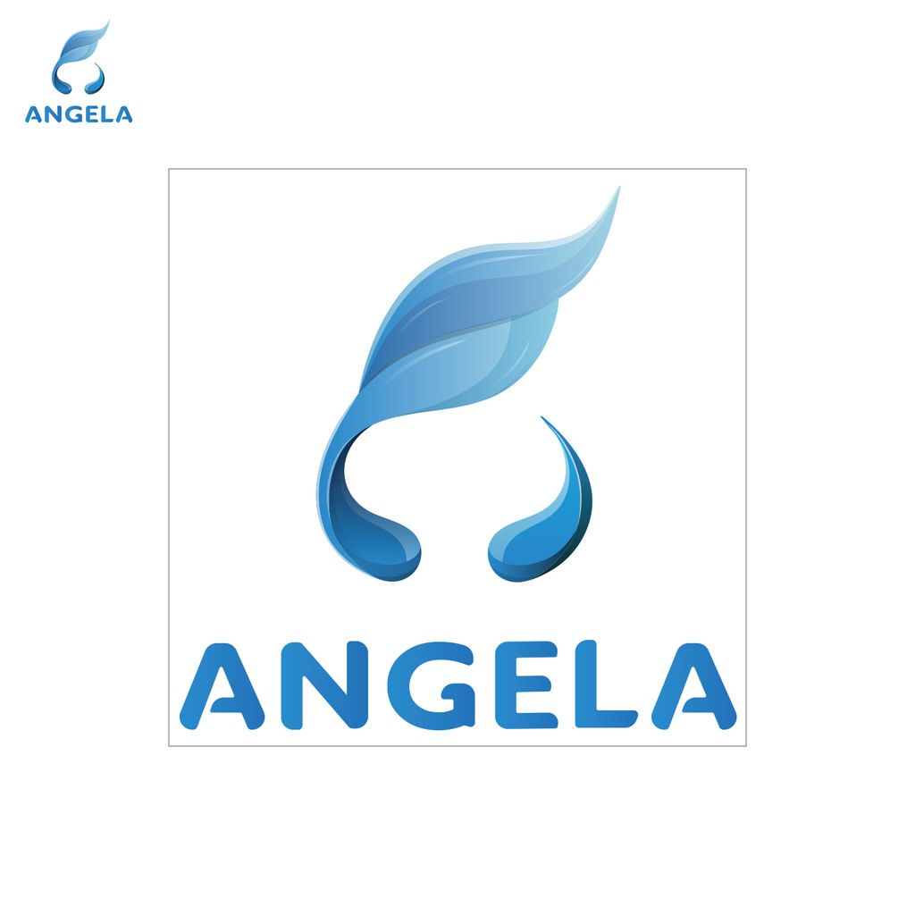 【ANGELA 】周邊商品系列 ANGELA LOGO 透明貼紙 車貼 | 蝦皮購物