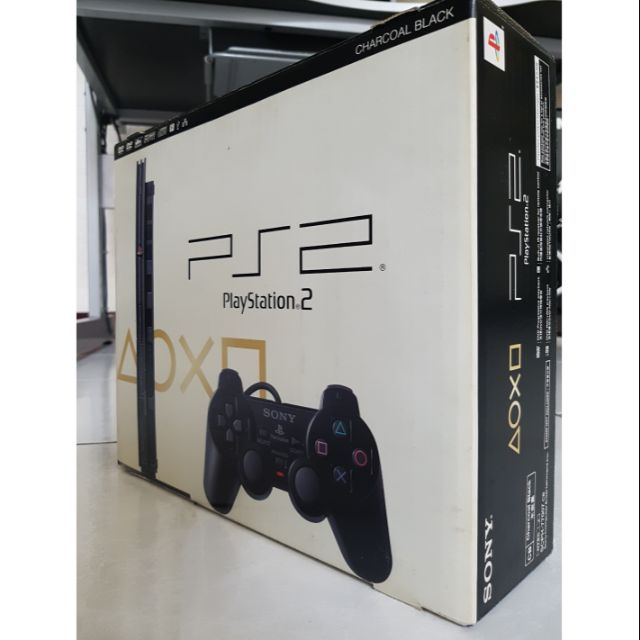 SONY PS2 SCPH-77007 CB【木炭黑】薄型主機 | 蝦皮購物