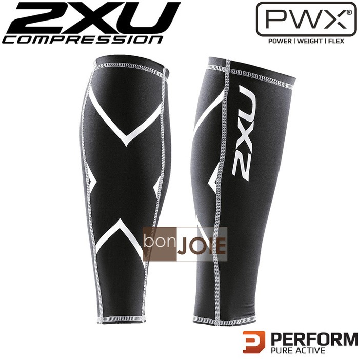 福利品出清 正版盒裝 2XU PWX Compression Calf Guard 新款黑色 緊身壓縮小腿套 壓力腿套 | 蝦皮購物