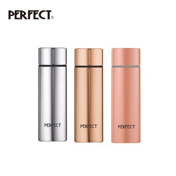 台灣製造PERFECT理想牌極緻316全不鏽鋼色玫瑰金色超輕量迷你口袋杯140ml 140cc輕巧好攜帶運動水壺太空瓶 | 蝦皮購物