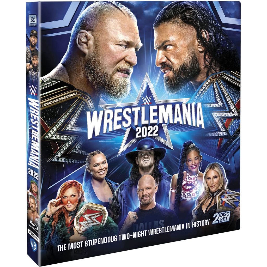 [美國瘋潮]正版WWE WrestleMania 38 Blu-Ray 摔角狂熱WM38 BD DVD 雙版本PPV大賽 | 蝦皮購物