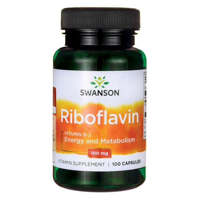 Swanson 】Riboflavin 維他命B2 100mg * 100顆 維生素 B-2 | 蝦皮購物