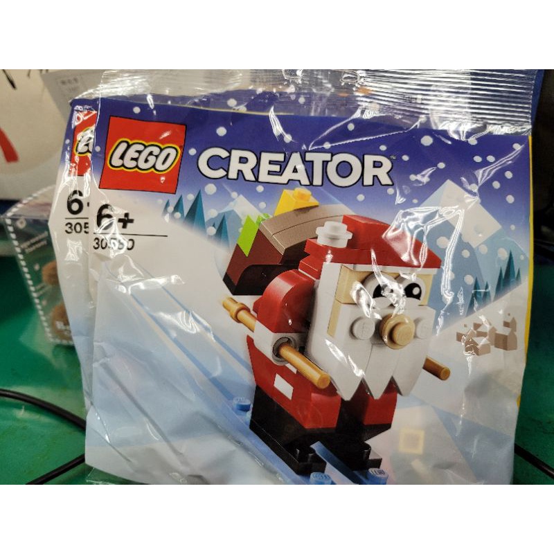 LEGO Creator Polybag 30580: Santa Claus 滑雪聖誕老人 | 蝦皮購物