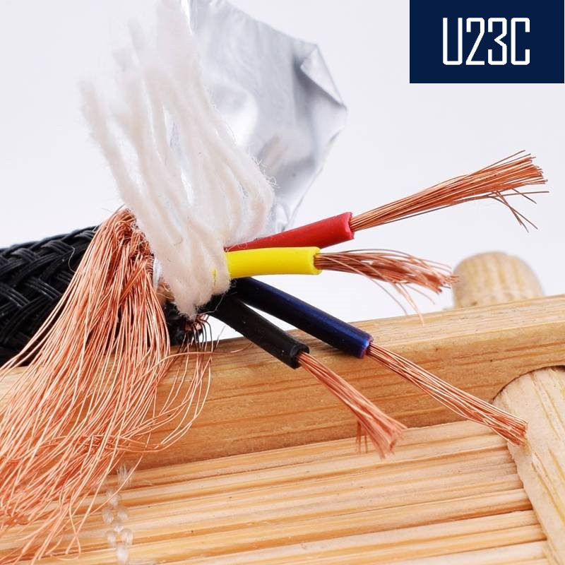 EDIFIER 漫步者 R1600 R1800 R1855 四芯(4PIN) 喇叭連接線 強化編織線【U23C實體門市】 | 蝦皮購物