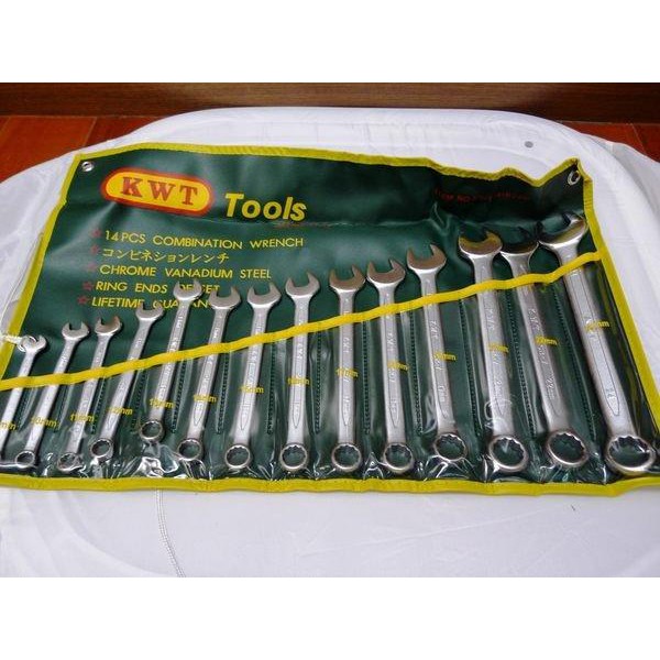 ☆含稅 ＊東北五金＊正台灣製 KWT 14支組 梅開板手組 六角板手組 梅花板手組 特殊合金鋼 優惠價! | 蝦皮購物