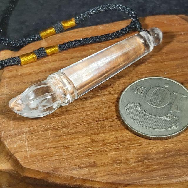 《晶華》白水晶 文昌筆 項鍊 吊飾 掛書包 利學業 招功名 金榜題名 01A03 | 蝦皮購物