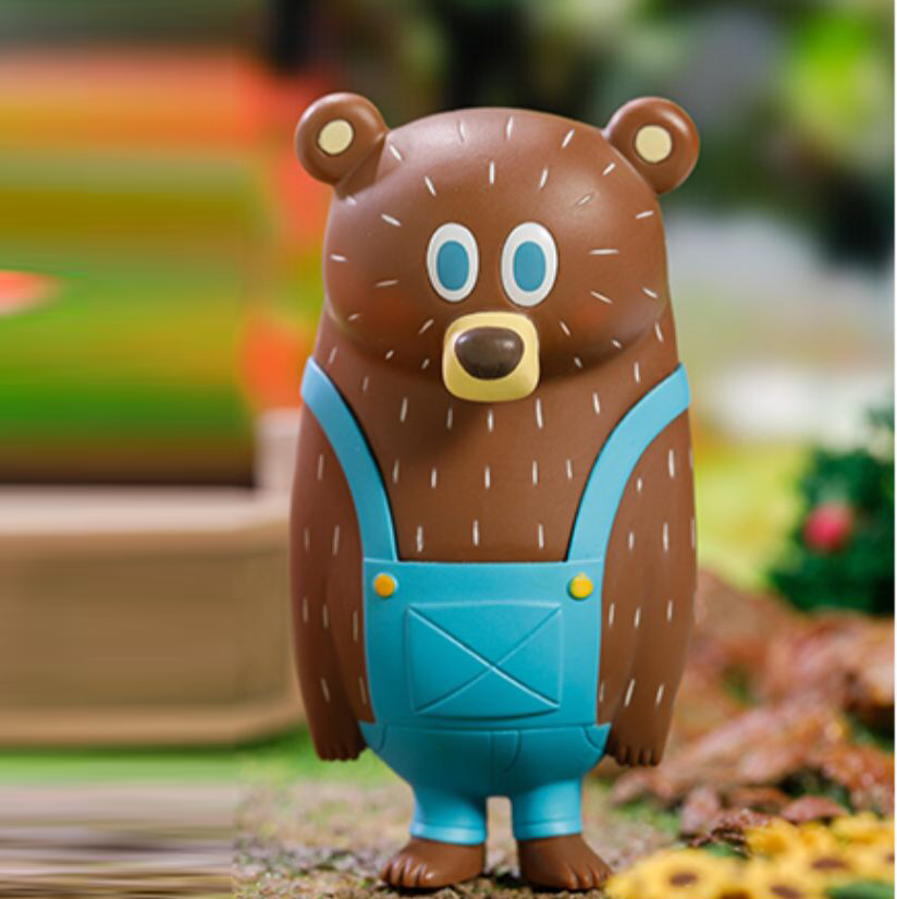 ★哈該潮玩★【可挑款】泡泡瑪特POPMART GREEN COW GARDEN綠林花園系列 小川耕平迷你小豬小熊盲盒 盲 | 蝦皮購物