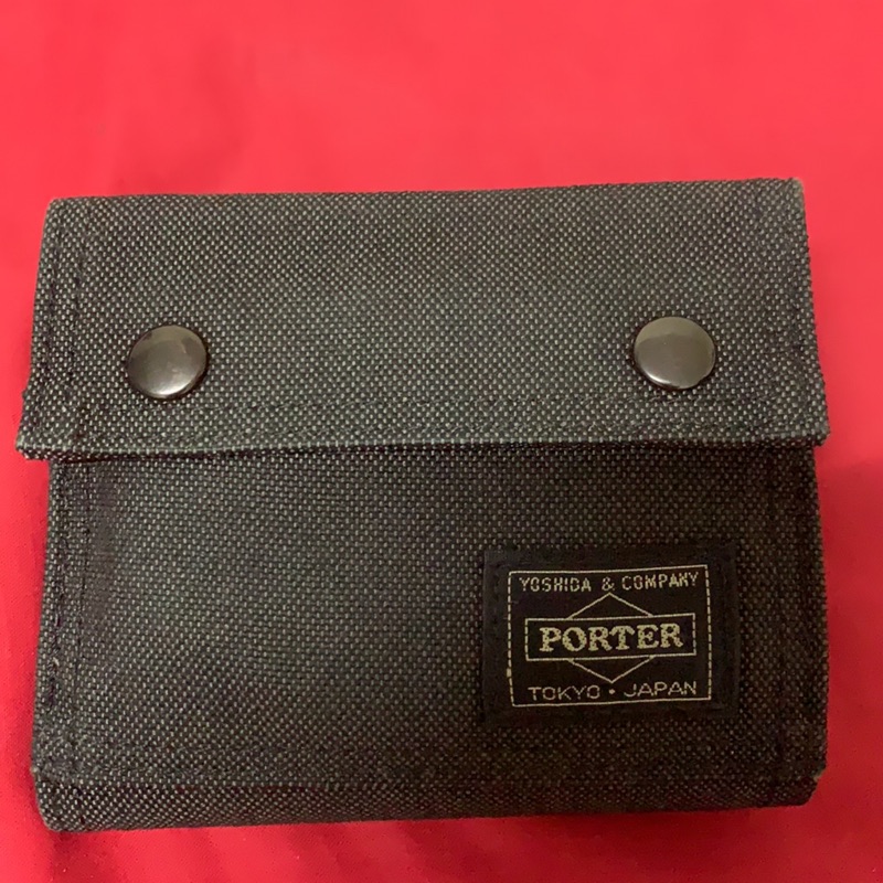 Porter tokyo japan youshide & compaky 錢包（正品9.5新）購於高雄漢神巨蛋有保固 | 蝦皮購物