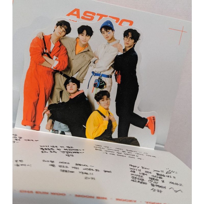 Astro 2021 年曆 season's greetings 拆售 記事本 寫真 月曆日誌 貼紙 訊息信 | 蝦皮購物