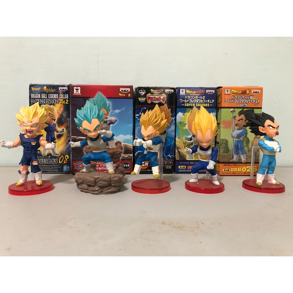 日版 代理版 七龍珠 景品 WCF WCD 貝吉塔 達爾 黑髮 金髮 超級賽亞人 藍髮 | 蝦皮購物