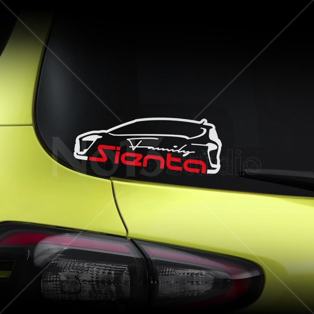 XIII_TOYOTA SIENTA Family 車型貼紙 | 蝦皮購物