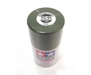 TAMIYA 田宮 油性噴罐 濃緑色（陸上自衛隊）DARK GREEN (JGSDF) 100ml 貨號TS91 | 蝦皮購物