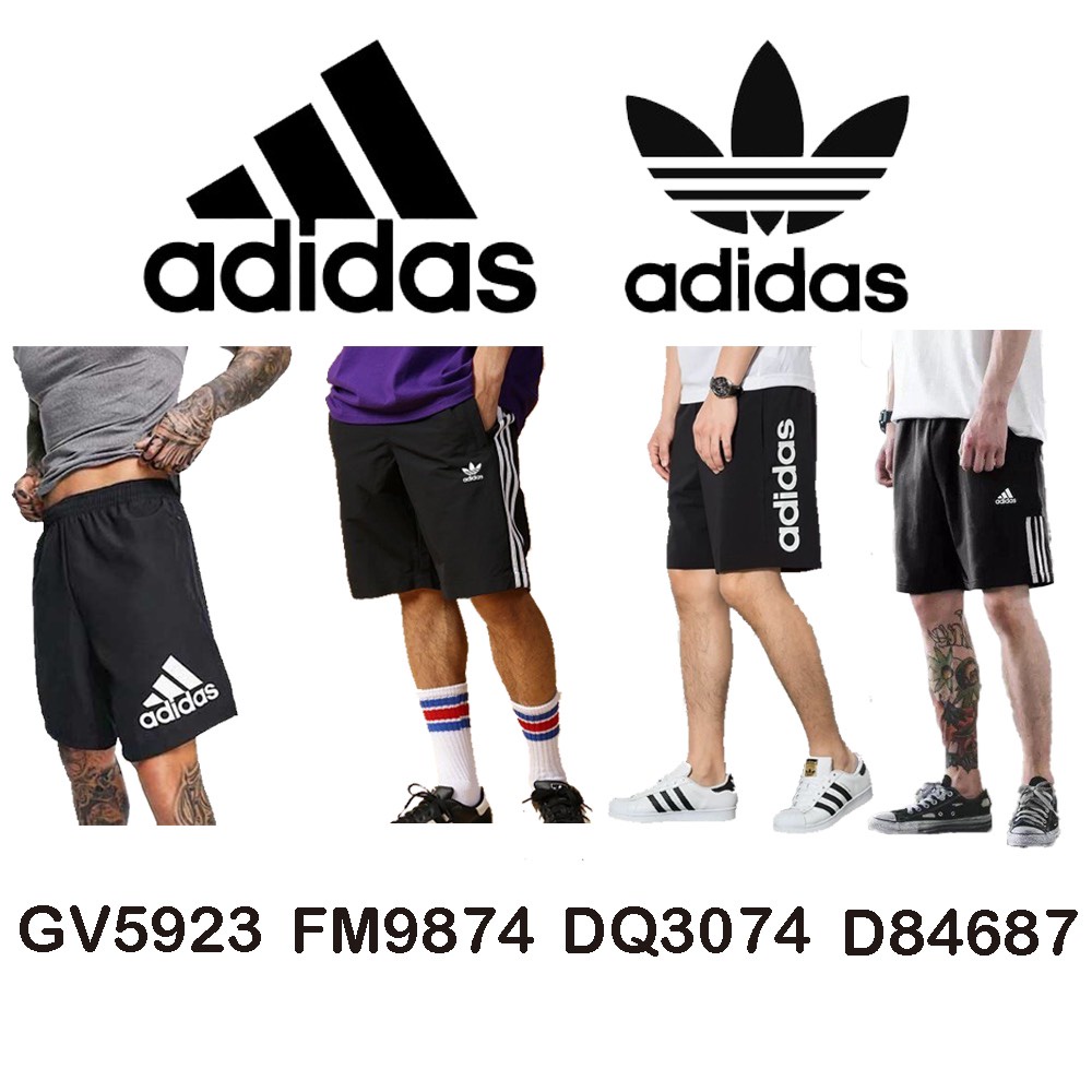 Adidas 黑白三線 運動短褲 短褲 休閒短褲 FM9874 DQ3074 GK9988 ADIKTW2S | 蝦皮購物