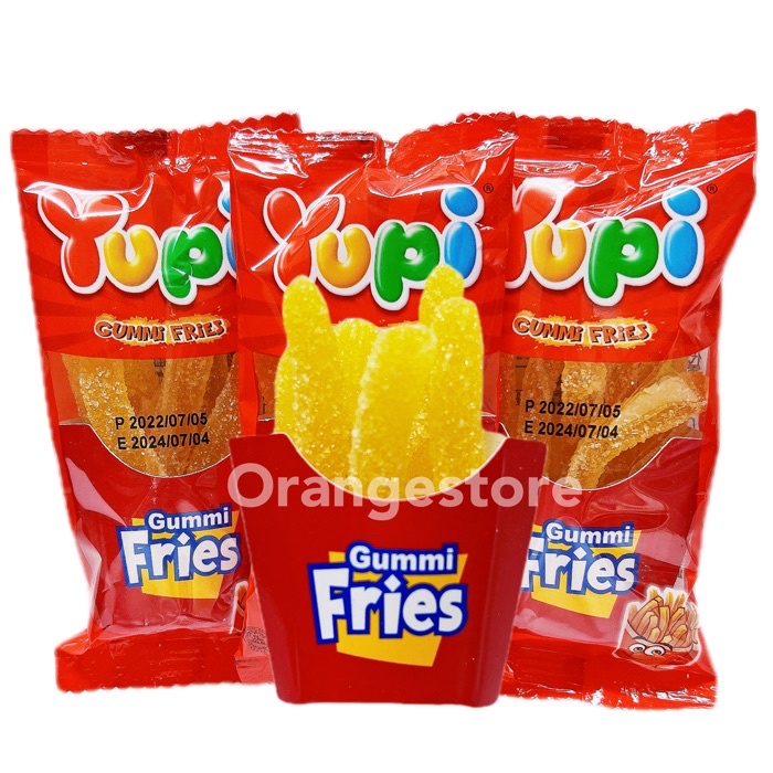 [蝦皮代開電子發票] YUPI 呦皮QQ糖 薯條軟糖 600g | 蝦皮購物