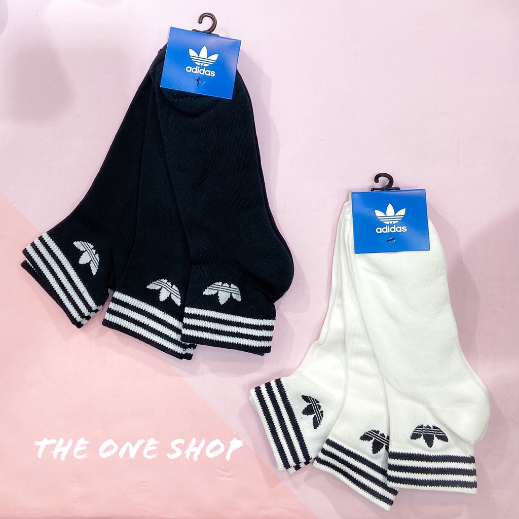 TheOneShop adidas 愛迪達 襪子 短襪 裸襪 運動襪 籃球襪 白襪 黑色 EE1152 EE1151 | 蝦皮購物