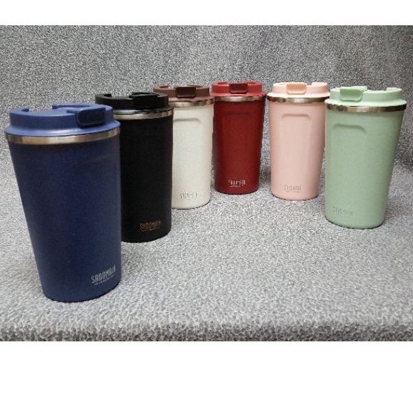 [臺灣SGS檢驗合格]仙德曼#316不鏽鋼雙層(360/480ml)粉彩直飲杯 | 蝦皮購物