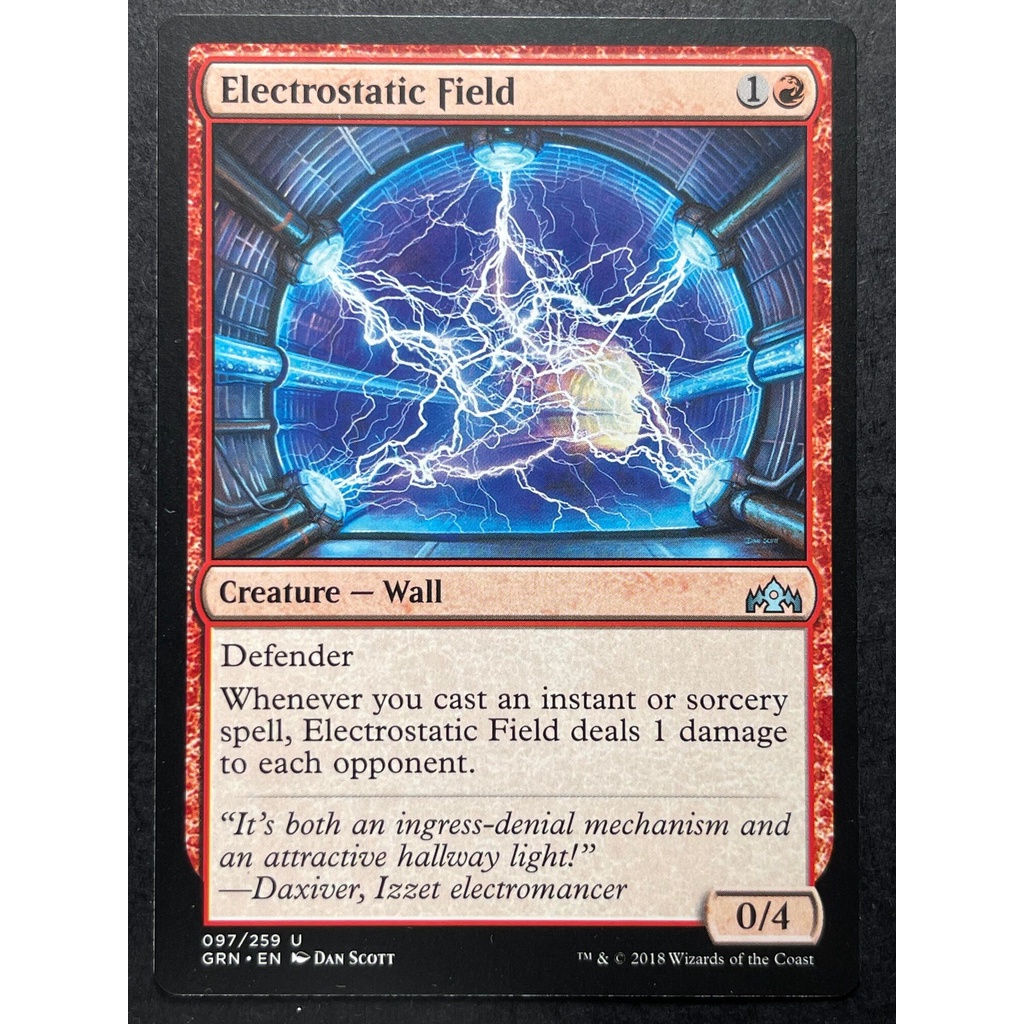 [Lucky] 🌸魔法風雲會 MTG🌸 烽會拉尼卡 (GRN) 靜電力場 Electrostatic Field | 蝦皮購物
