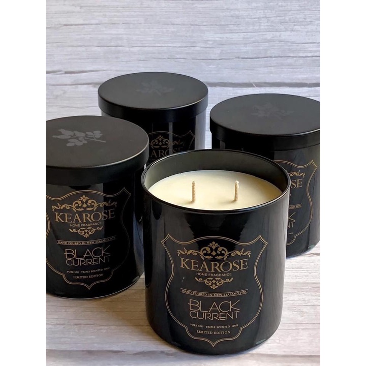 Black Current × Kearose 頂級手工天然香氛蠟燭．天然精油成分．讓居家環境更溫馨，享受優雅的美好~ | 蝦皮購物