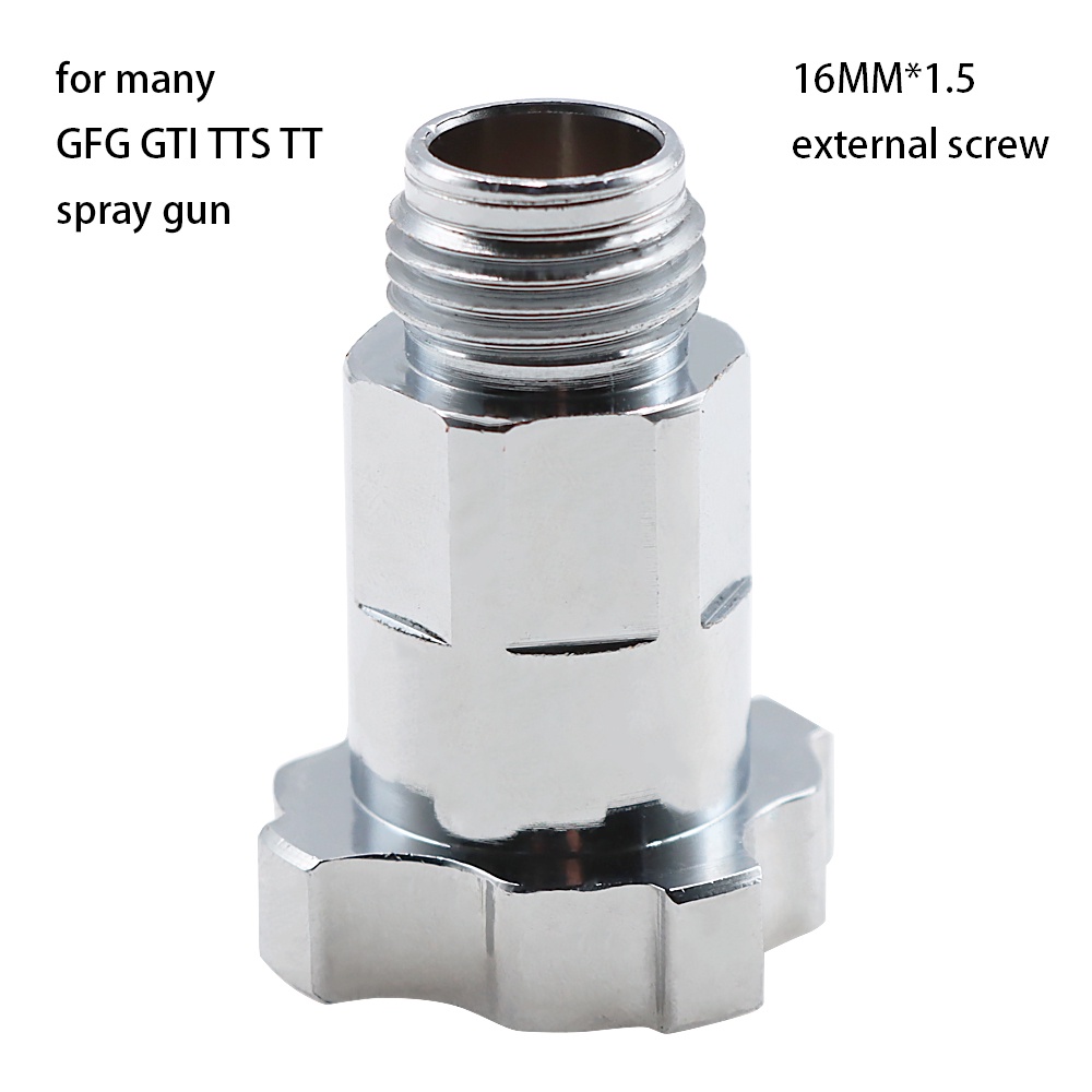 一次性量杯轉接頭全噴槍接頭PPS杯噴槍轉接頭鍋接頭16X1.5 14X1 G3/8 | 蝦皮購物