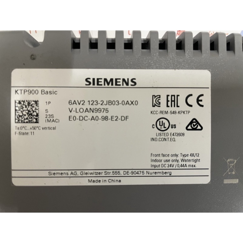 西門子人機介面 Siemens KTP900 Basic | 蝦皮購物