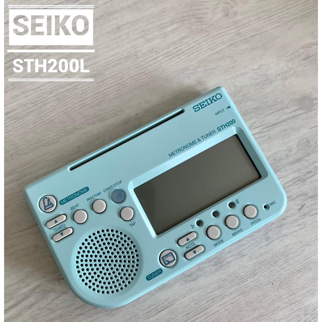 【古點子樂器】大音量推薦🔆SEIKO STH200 大音量調音節拍器/含調音夾/贈送延伸架/可掛小譜架/三色絕美必買款 | 蝦皮購物