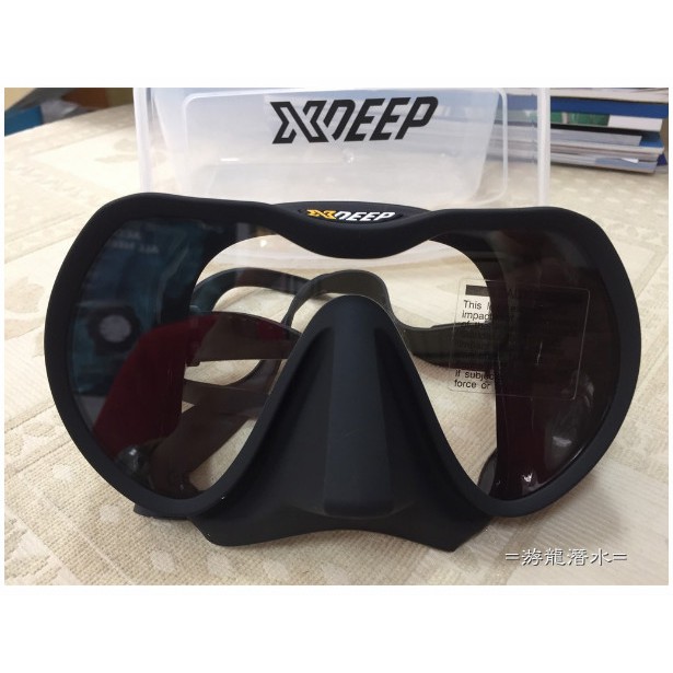 游龍潛水 XDEEP Radical Mask Black 潛水面鏡 單面鏡 | 蝦皮購物