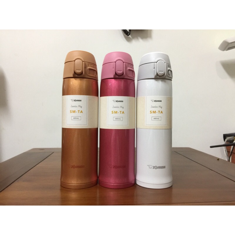 象印日本🇯🇵公司貨 SM-TA48-DM SM-TA48-PA SM-TA48-WA 480ml彈蓋式保溫瓶 原廠正 | 蝦皮購物
