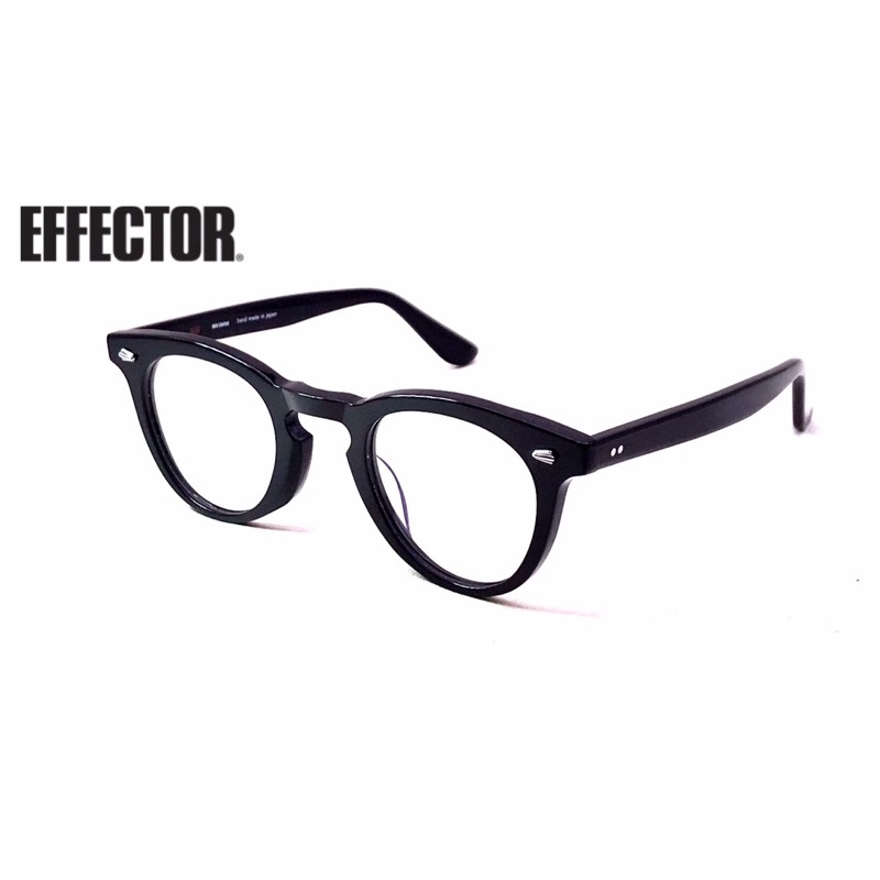 【本閣】EFFECTOR 10th Limited x AW eliLevol日本手工光學眼鏡黑圓框 粗厚黑 賽璐珞 | 蝦皮購物