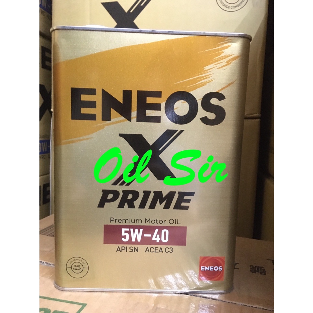 ENEOS 5W40 日本原裝 X-PRIME 4L 金罐 全合成機油 SN C3 新日本石油 X 5W40 | 蝦皮購物
