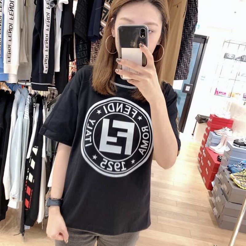 Fendi 19SS FF圓形logo短T 38/40/42[JP8255] | 蝦皮購物