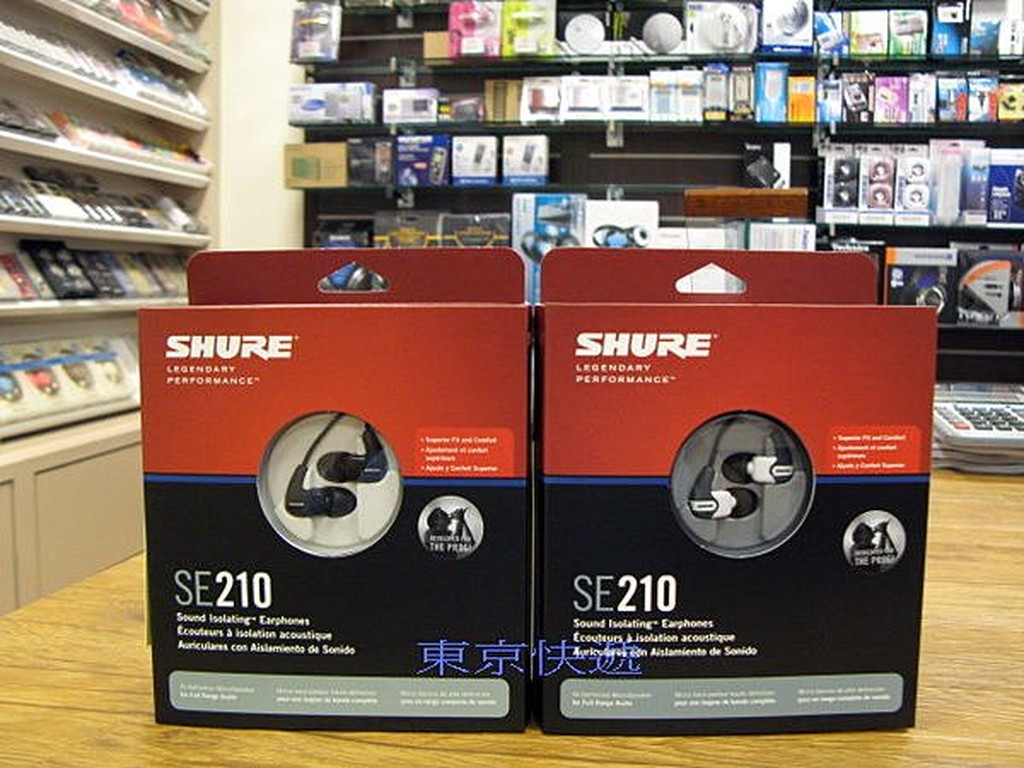 出清特賣 GSP認證網購首選 SHURE SE210 耳道式耳機 SE-210 一年保固永久保修 | 蝦皮購物