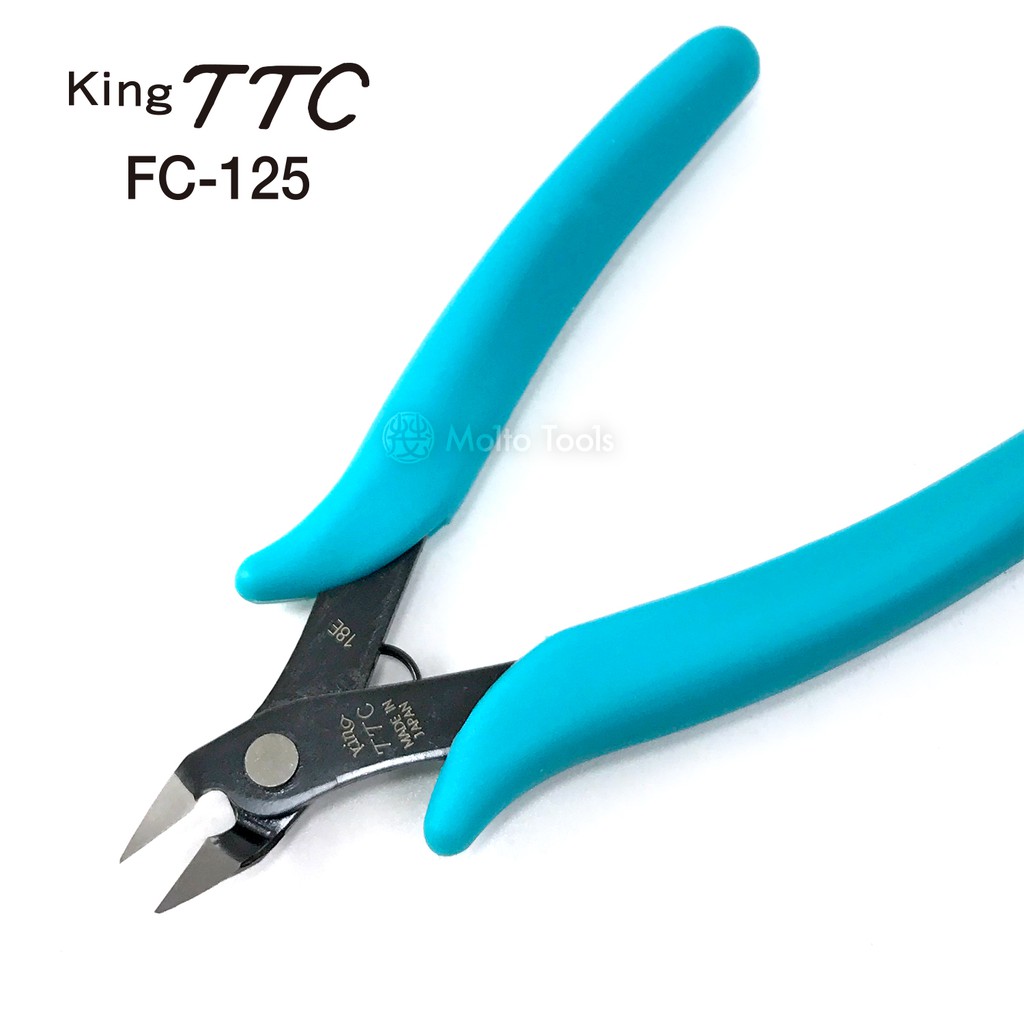 〖伍金〗CP值爆表 日本製 角田 KING TTC FC-125 125mm 斜口鉗 斜口剪 附彈簧 剪鋼彈模型 剪針腳 | 蝦皮購物