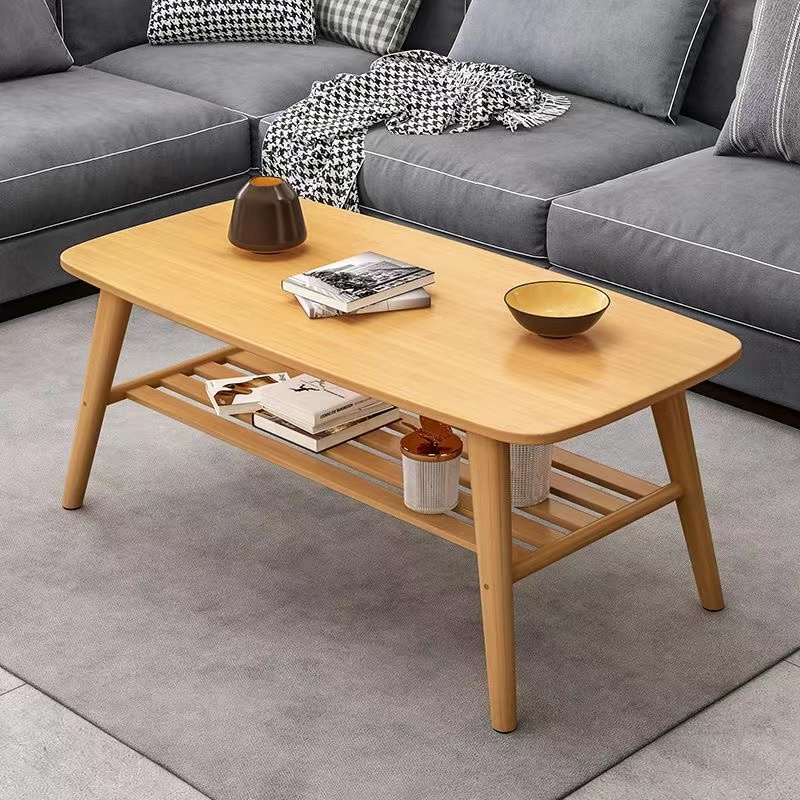 免運 茶幾 客廳茶桌 邊幾桌 簡約桌子 雙層桌 小型桌子 茶桌 茶几 楠竹茶几 小長桌 桌子 客廳桌 矮桌子 桌邊桌 | 蝦皮購物
