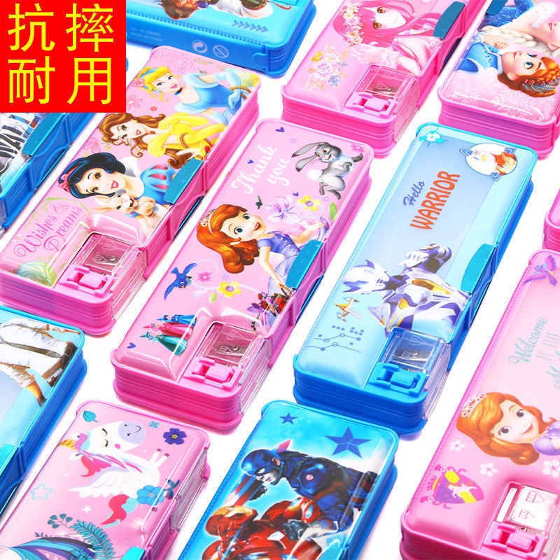 【開學必備】現貨 男女小學生鉛筆盒 網紅筆袋 收納袋 卡通文具盒 多功能筆盒 可愛創意 | 蝦皮購物