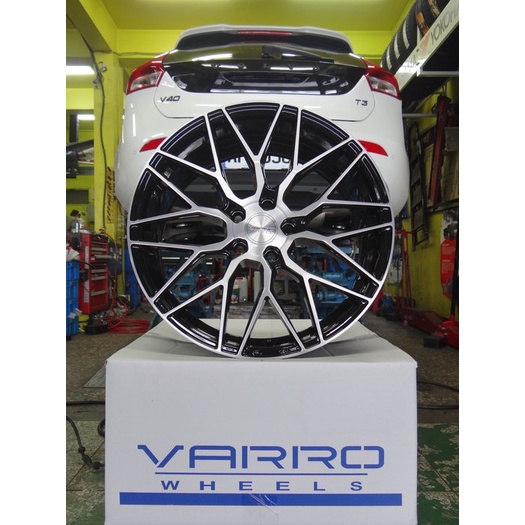 {順加輪胎}VARRO VD06 18吋 5孔108 黑底車面髮絲紋 輕量 旋壓 客製化鋁圈 V40 FOCUS 蒙地歐 | 蝦皮購物