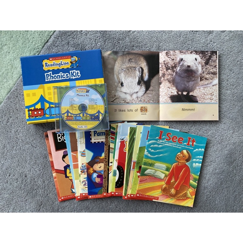 Scholastic ReadingLine 系列 phonickit英文字母學習 自然拼音 單字 常見字 | 蝦皮購物