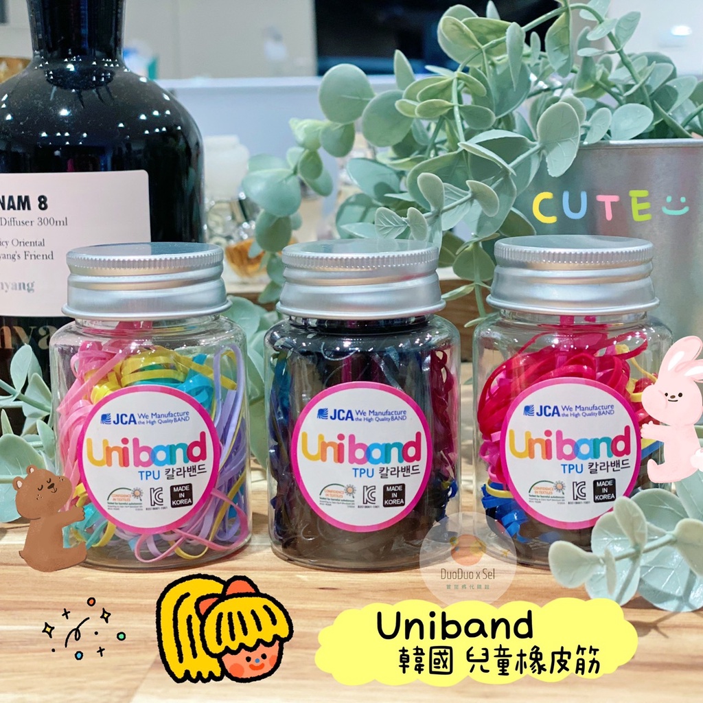 首爾媽 【現貨隔日到】 韓國 Uniband 橡皮筋｜不咬髮｜綁髮｜橡皮筋｜髮圈 | 蝦皮購物