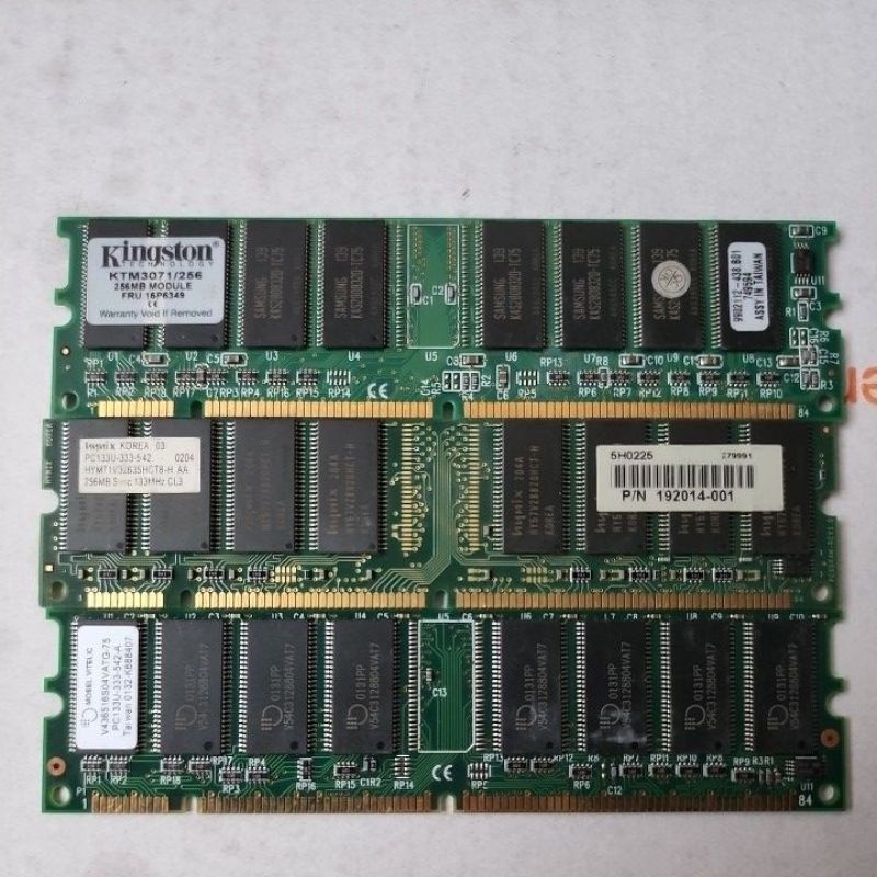 PC133 DDR 256MB 三隻合售 | 蝦皮購物