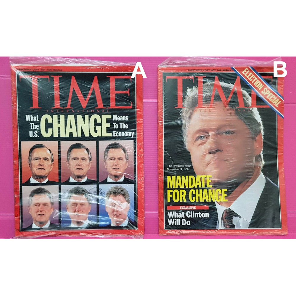 TIME Magazine - Bill Clinton Nov 16 1992 | 蝦皮購物