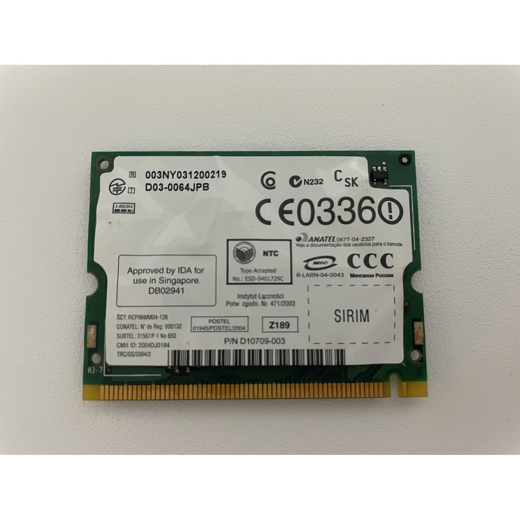 英特爾 Intel 筆電無線網卡 2200BG 2200 WM3B2200BG | 蝦皮購物